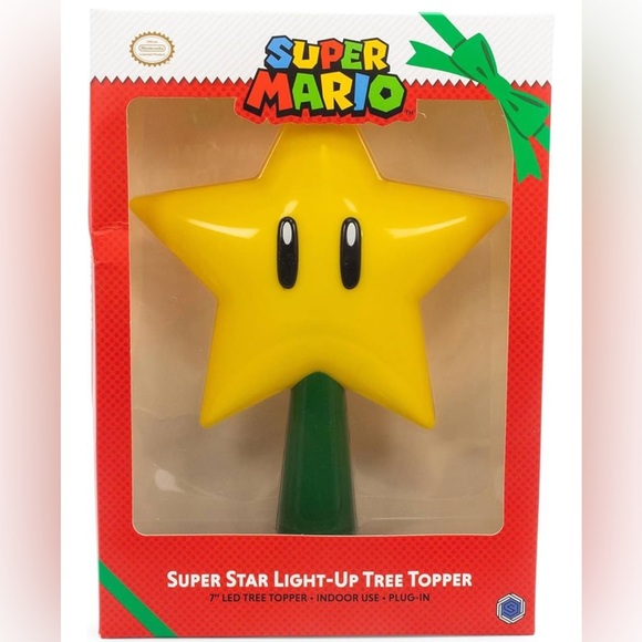 Nintendo | Party Supplies | Nintendo Super Mario Yellow Star Tree ...